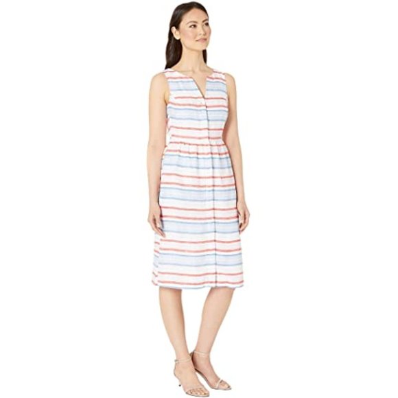 Joules | Dresses | Joules Classic 0 Linen Striped Sun Dress Nwt | Poshmark